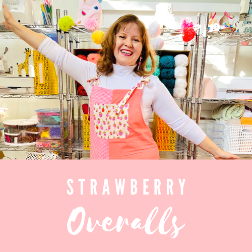 Strawberry Shortcake Overalls - A Story of Making with Vintage Fabrics ...